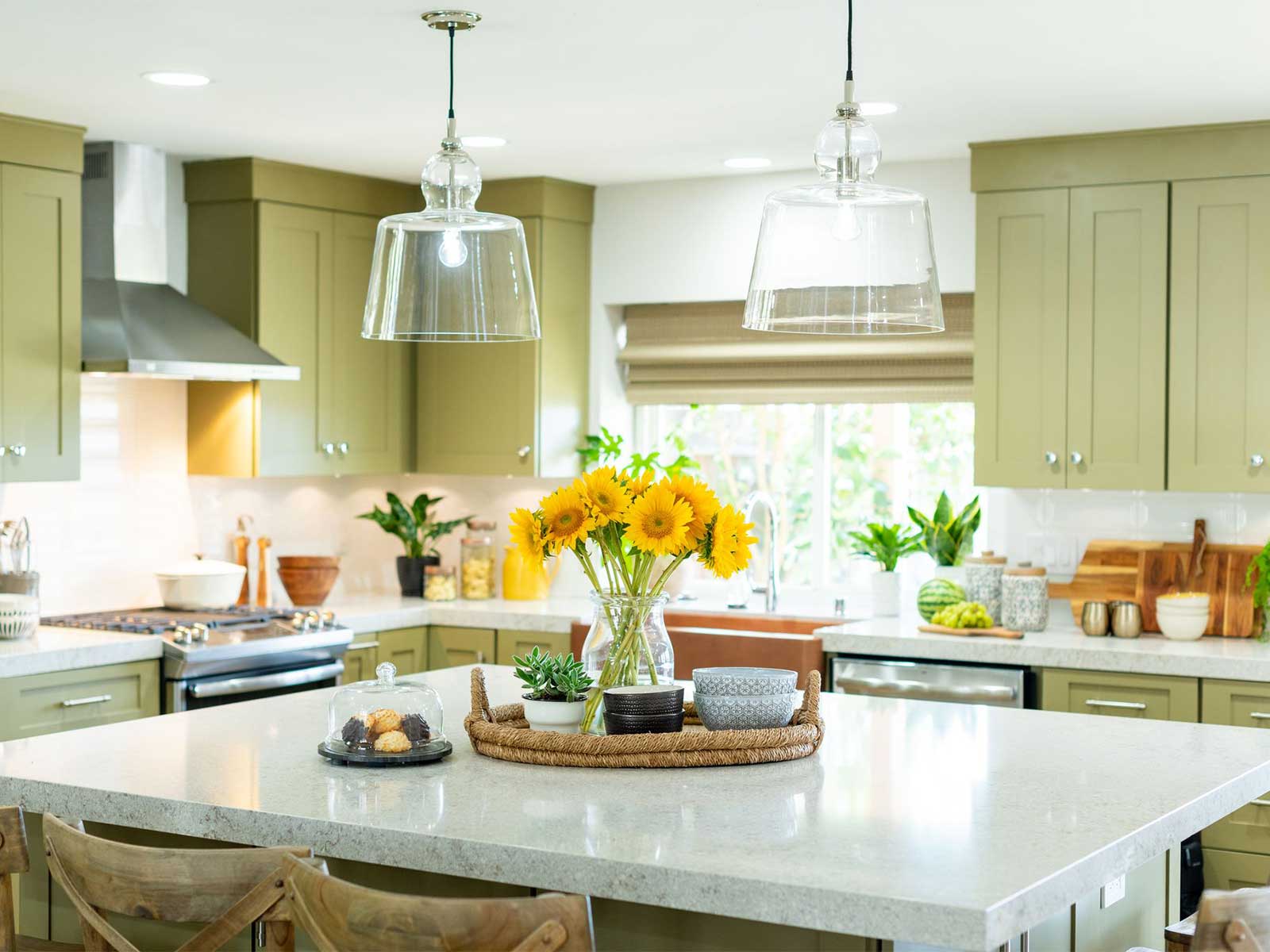 Colors That Go With Green Countertops Sage Green Kitchen Ideas | Sage